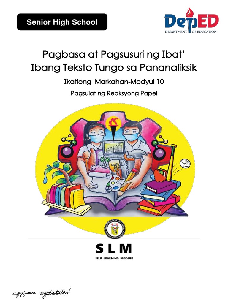 GRADE 11 - M10 Pagbasa at Pagsusuri NG Ibat Ibang Teksto Tungo Sa ...