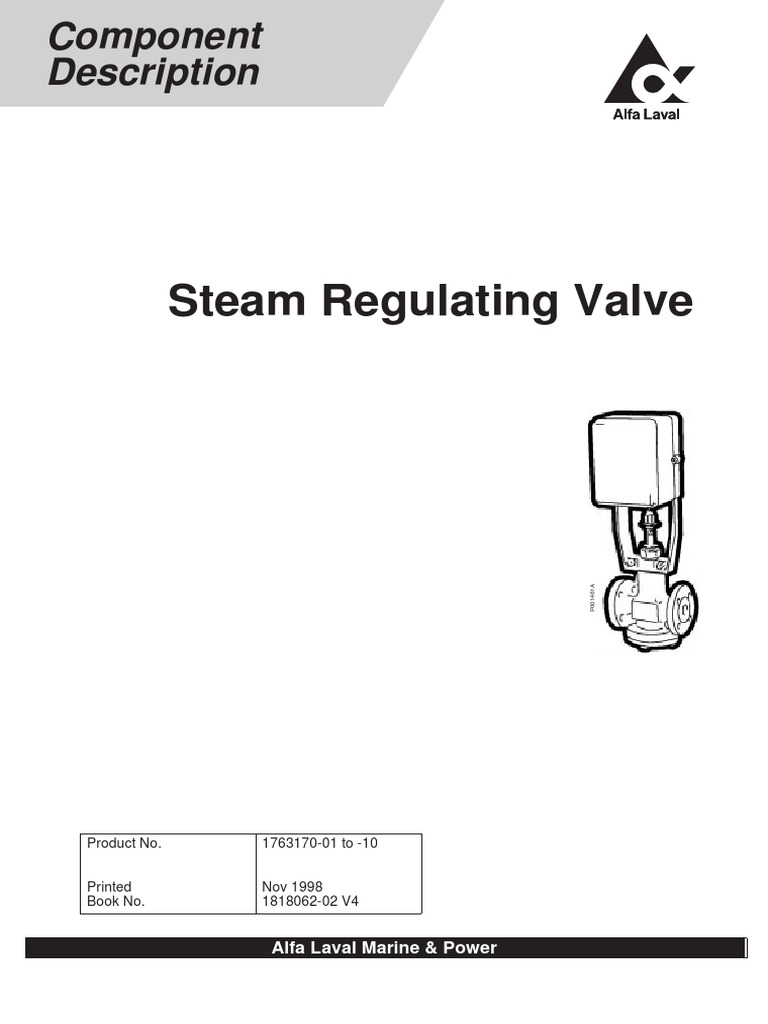 Sauter Valve 1763170steam Reg. Valve | PDF | Valve | Screw