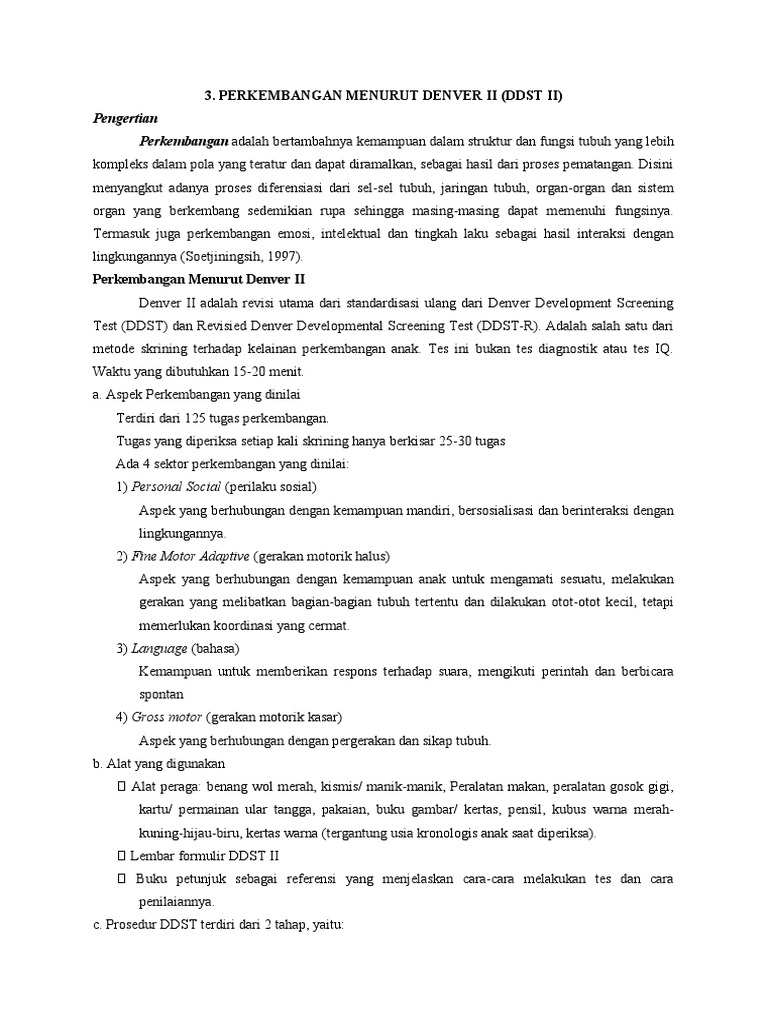 SOP DDST II Rev | PDF