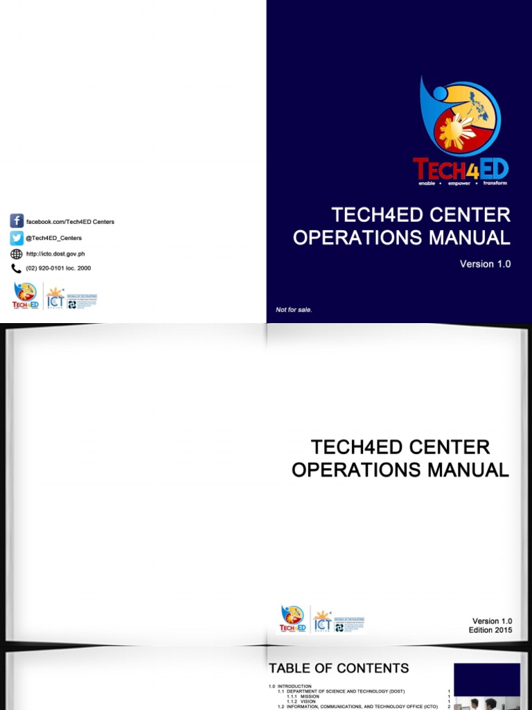 Tech4ed Center Operations Manual Pdf