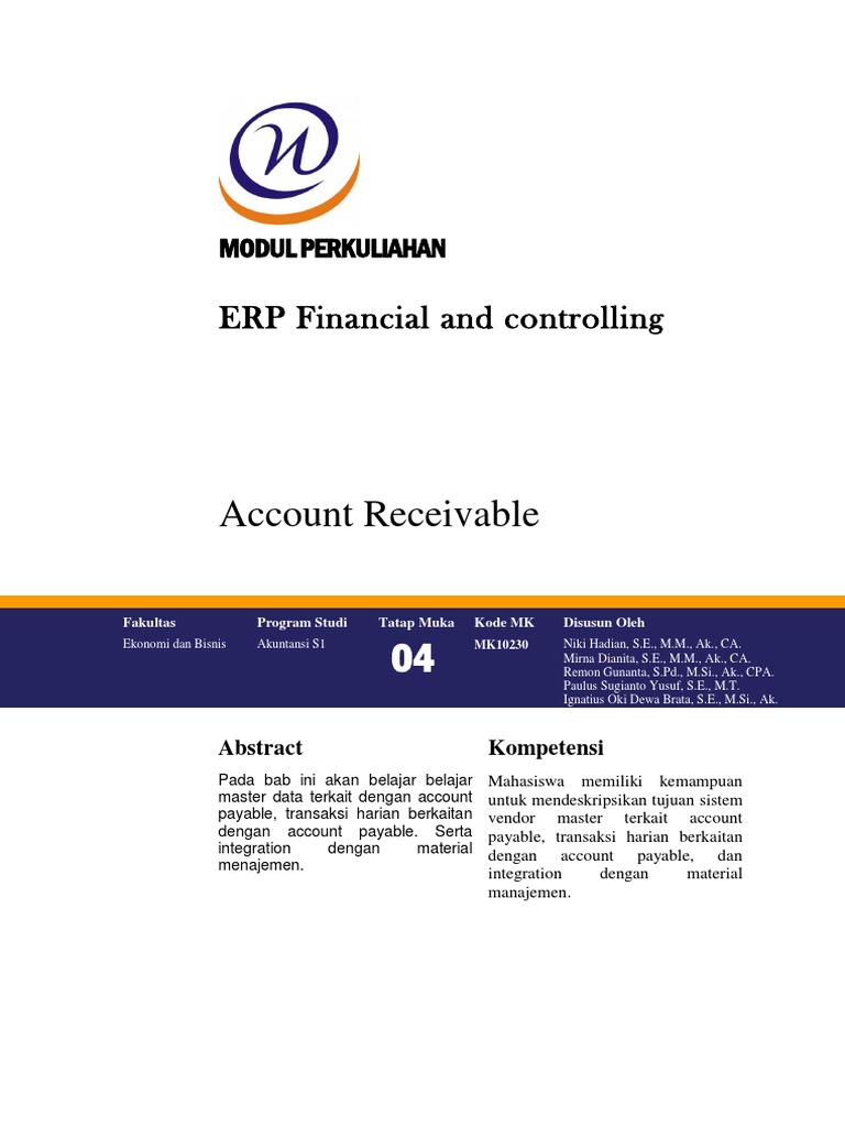 Modul 04 Account Receivable | PDF