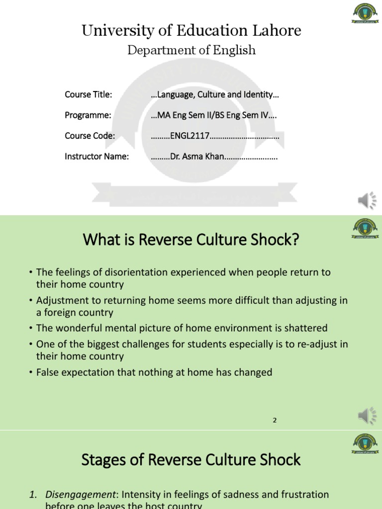 5 Reverse Cultural Shock | PDF | Human Nature | Psychological Concepts