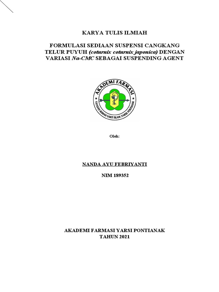Karya Tulis Ilmiah (Nanda Ayu Febriyanti) | PDF