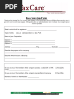 Beneficial Interest Register Example | PDF