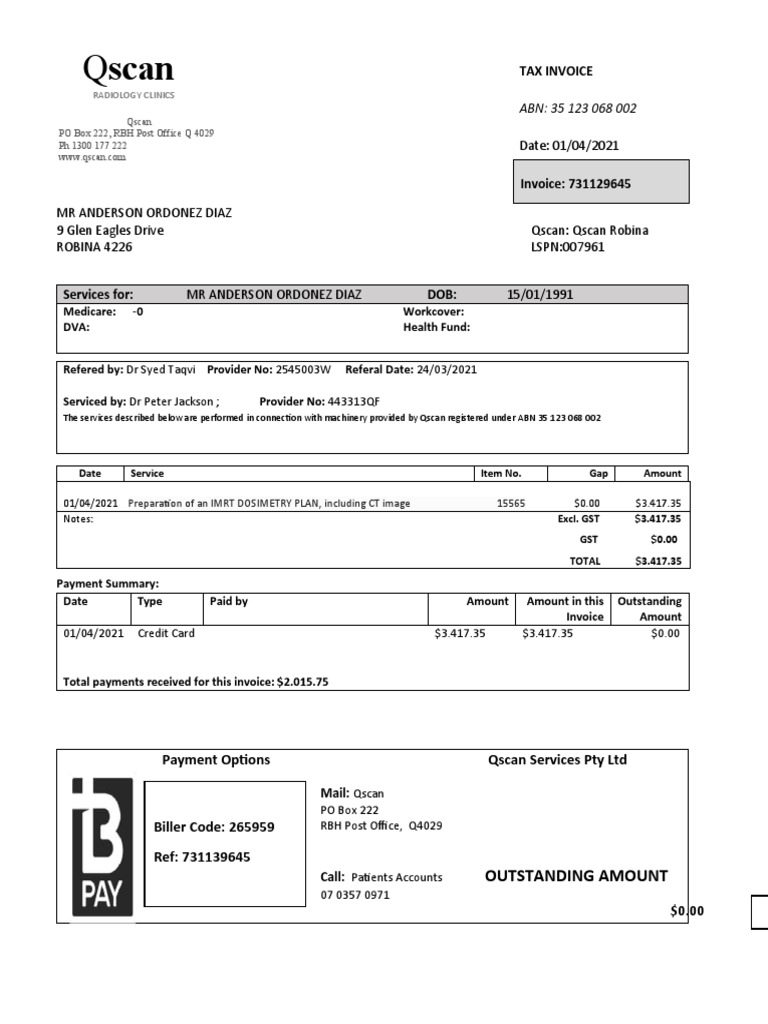 Qscan | PDF | Services (Economics) | Payments