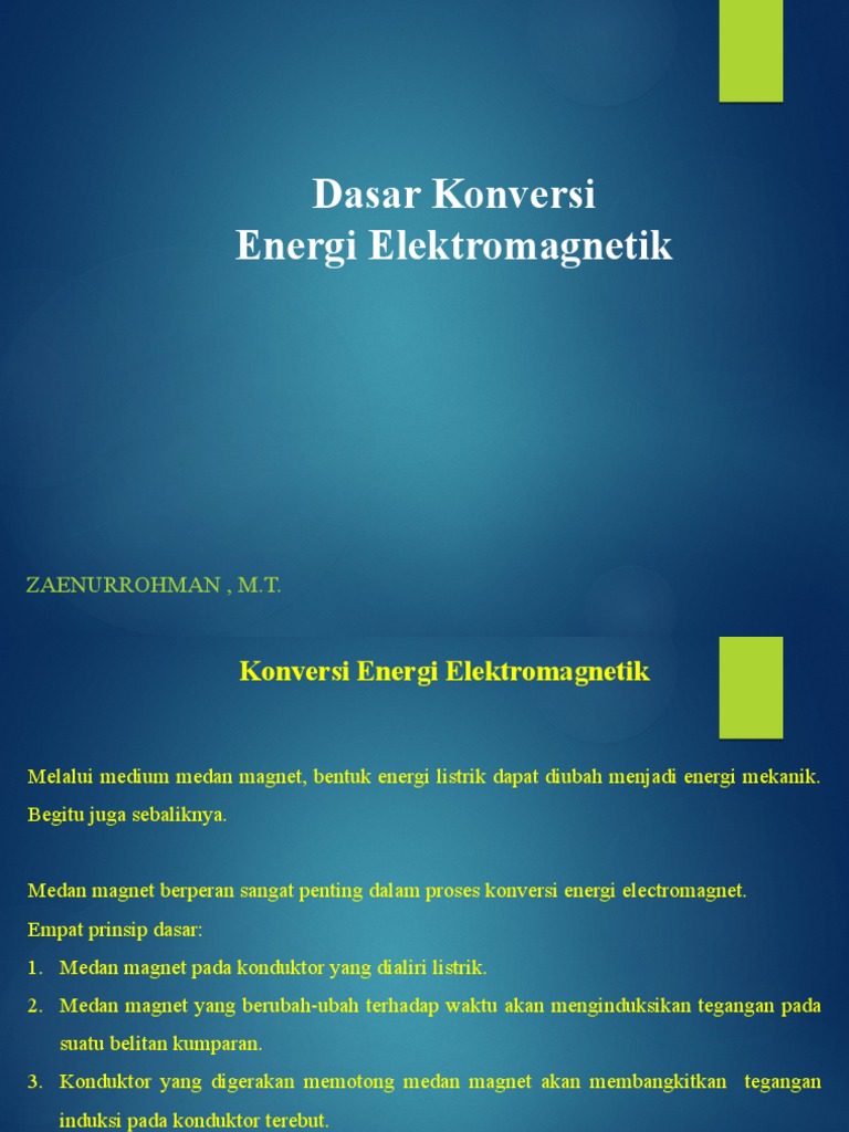 Pertemuan 1 Energi Magnetik | PDF