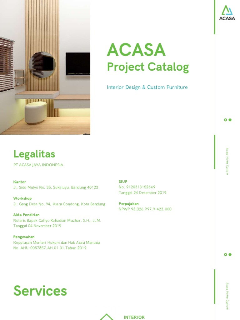 Acasa: Project Catalog | PDF
