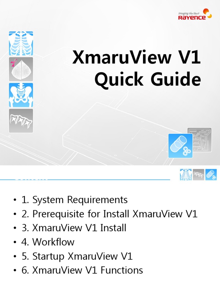 XmaruView V1 Quick Guide Rev7 | PDF | Button (Computing) | Microsoft Windows