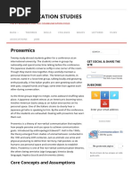 Spatial Communication | PDF | Social Psychology | Communication