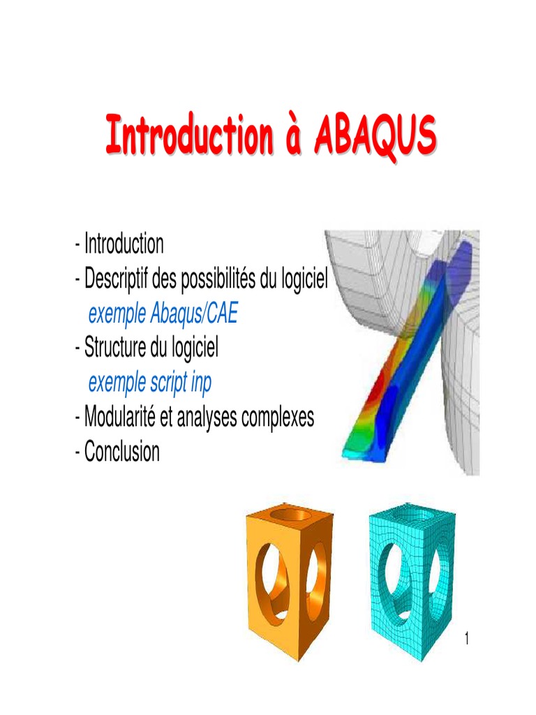Plasticite Abaqus M1 | PDF | Flexion (matériau) | Logiciel