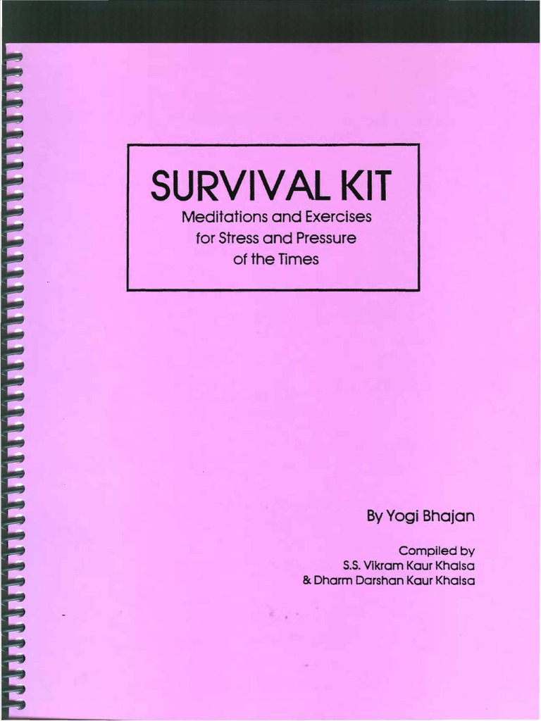 Stress Survival Kit Techniques | PDF | Breathing | Hand