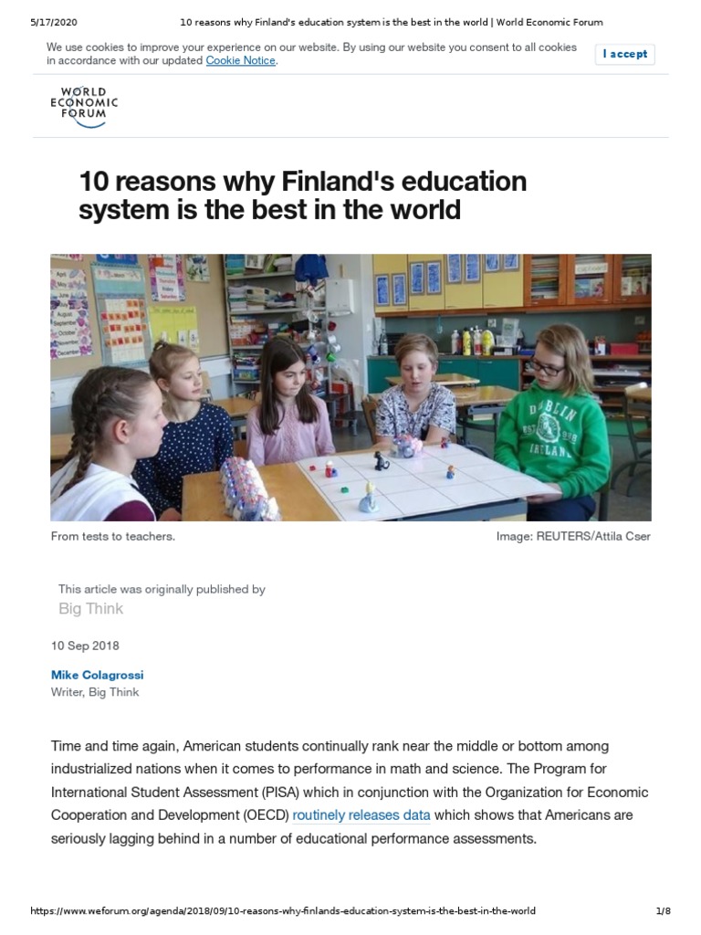 10 Reasons Why Finland's Education System Is The Best in The World ...