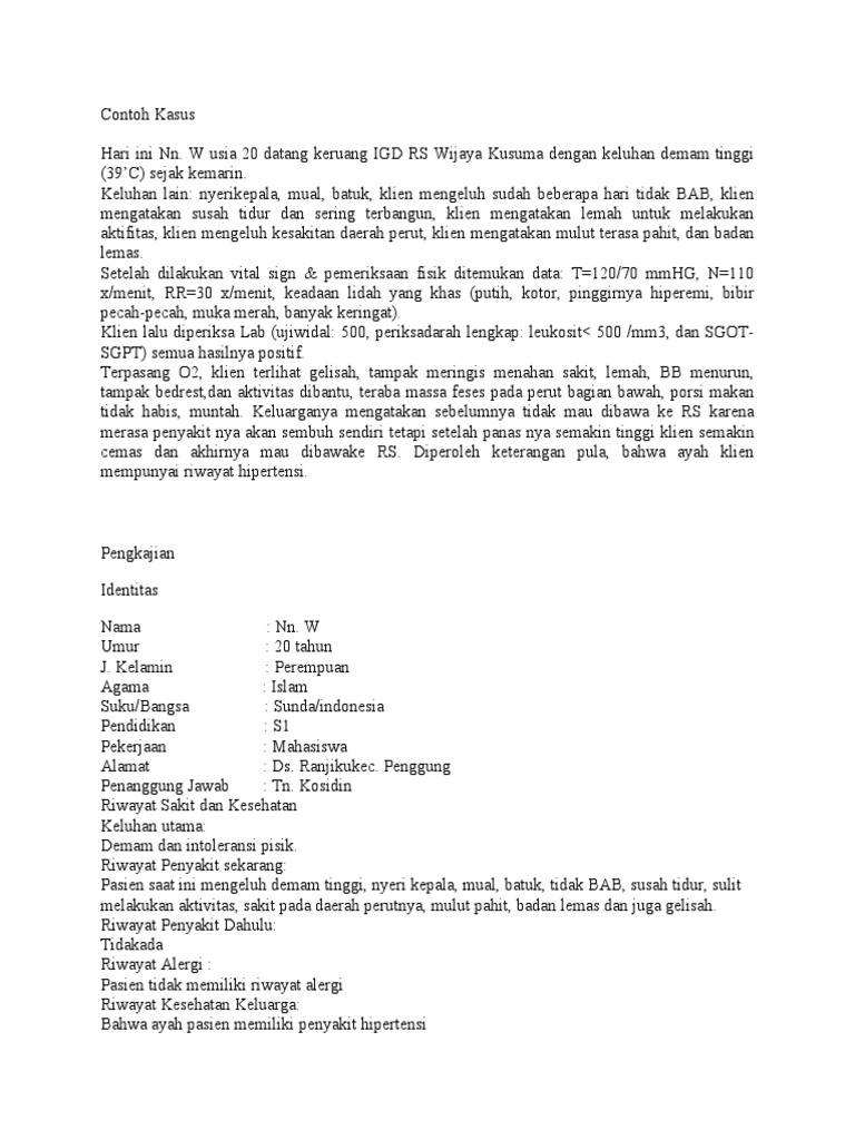 Contoh Kasus Model POR | PDF