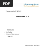 Essai Proctor : Compactage et Optimisation | PDF | Ingénierie civile ...