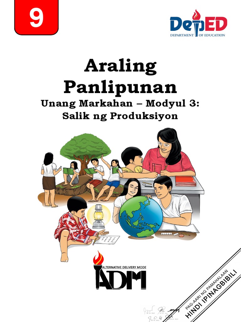 Final AP9 Q1 W5 MODULE 3 Salik NG Produksyon | PDF