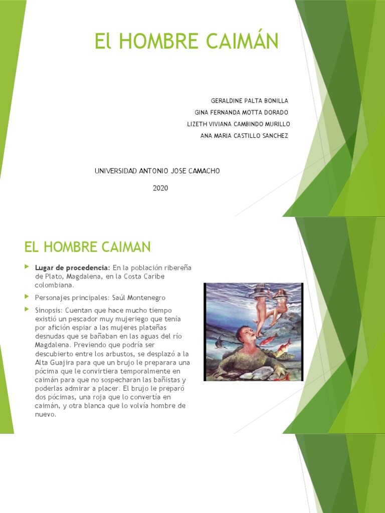 Leyenda del Hombre Caimán en Colombia | PDF