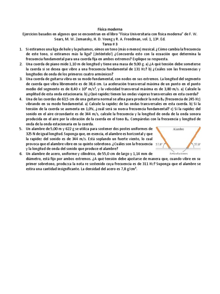 Física Moderna | PDF | Frecuencia | Olas