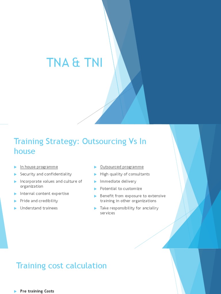 Tna & Tni | Download Free PDF | Survey Methodology | Performance Appraisal