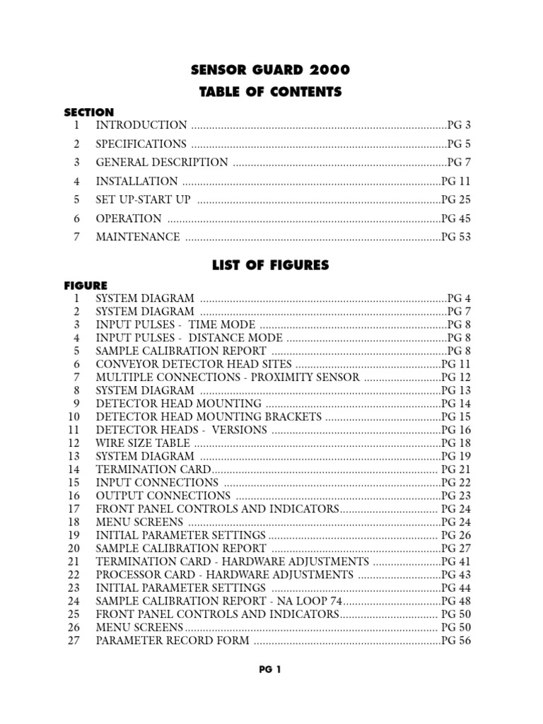 Sensor Gaurd Installation and Maintenance Manual | PDF | Belt ...