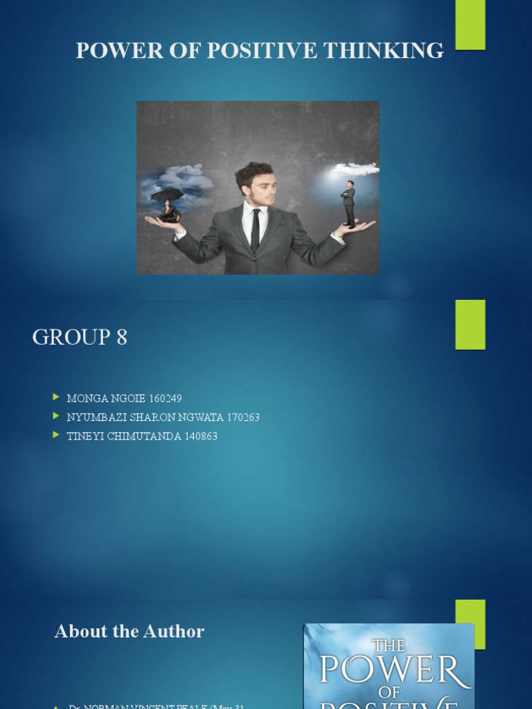 Power of Positive Thinking | PDF | Optimism | Thought