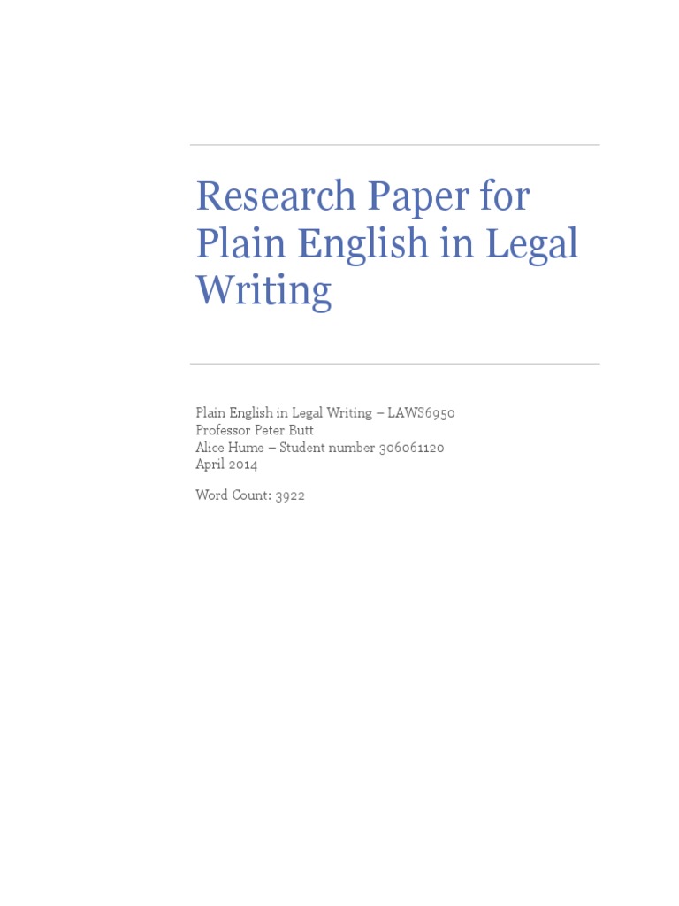 Plain English Part 1 | PDF | Plain Language | Jargon