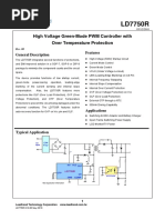 LD 7575 | PDF | Mosfet | Field Effect Transistor