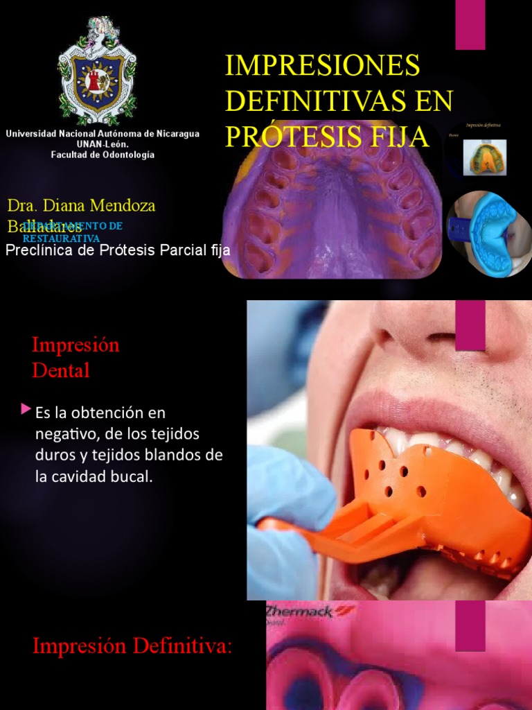 Impresiones Definitivas en PPF | PDF | Silicona | Dentadura postiza