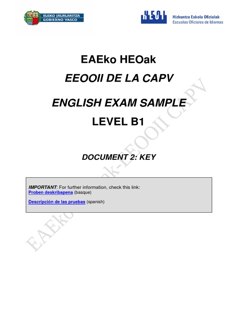 B1 Key | PDF