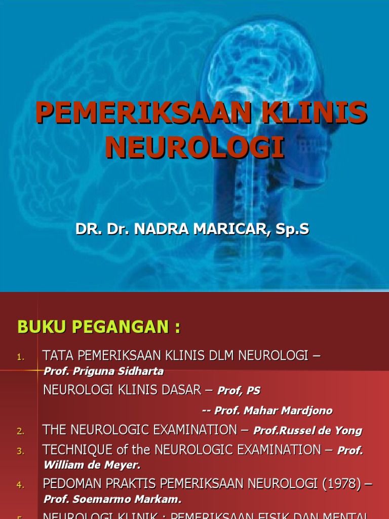 DR - NM-PEMERIKSAAN FISIS NEUROLOGI UNHAS | PDF