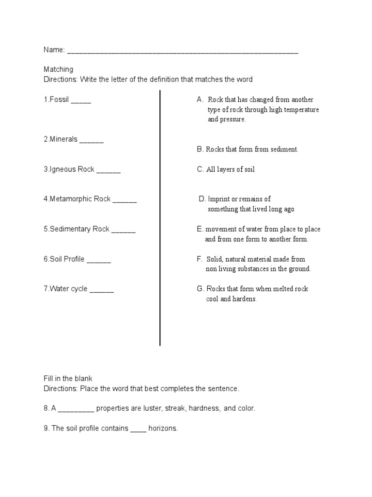 Earth Science Basics for Students | PDF | Sedimentary Rock | Rock (Geology)