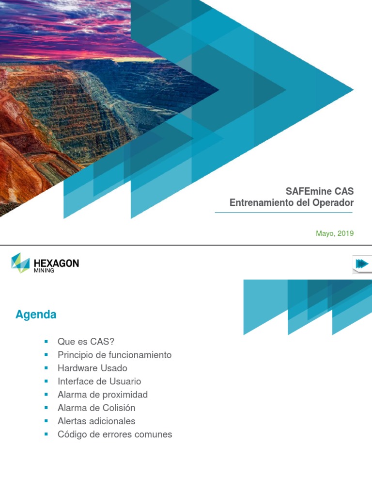 HXM CAS Entrenamient Operador-Operadores y Supervision Mina | PDF ...
