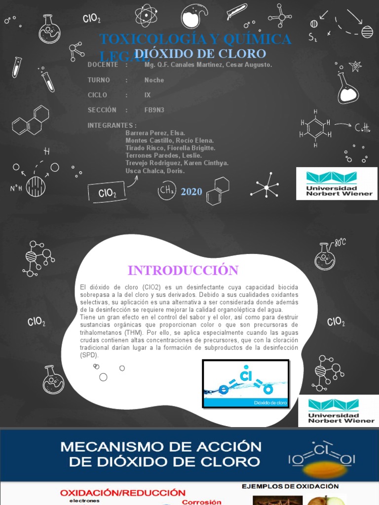 Dióxido de Cloro | PDF | Cloro | Química