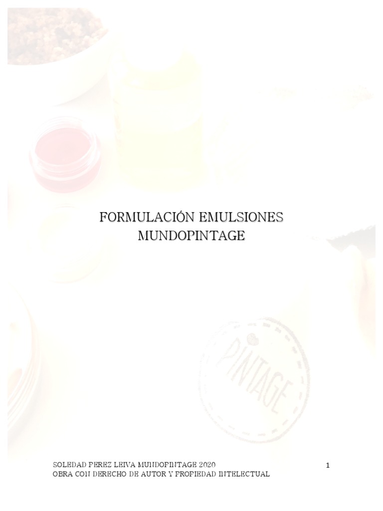 Como Hacer Cremas Naturales | PDF | Aceite de oliva | Ph