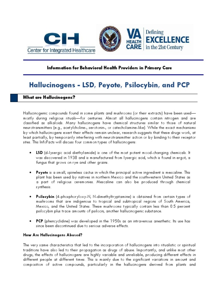 Understanding the Effects of Common Hallucinogenic Drugs: An ...
