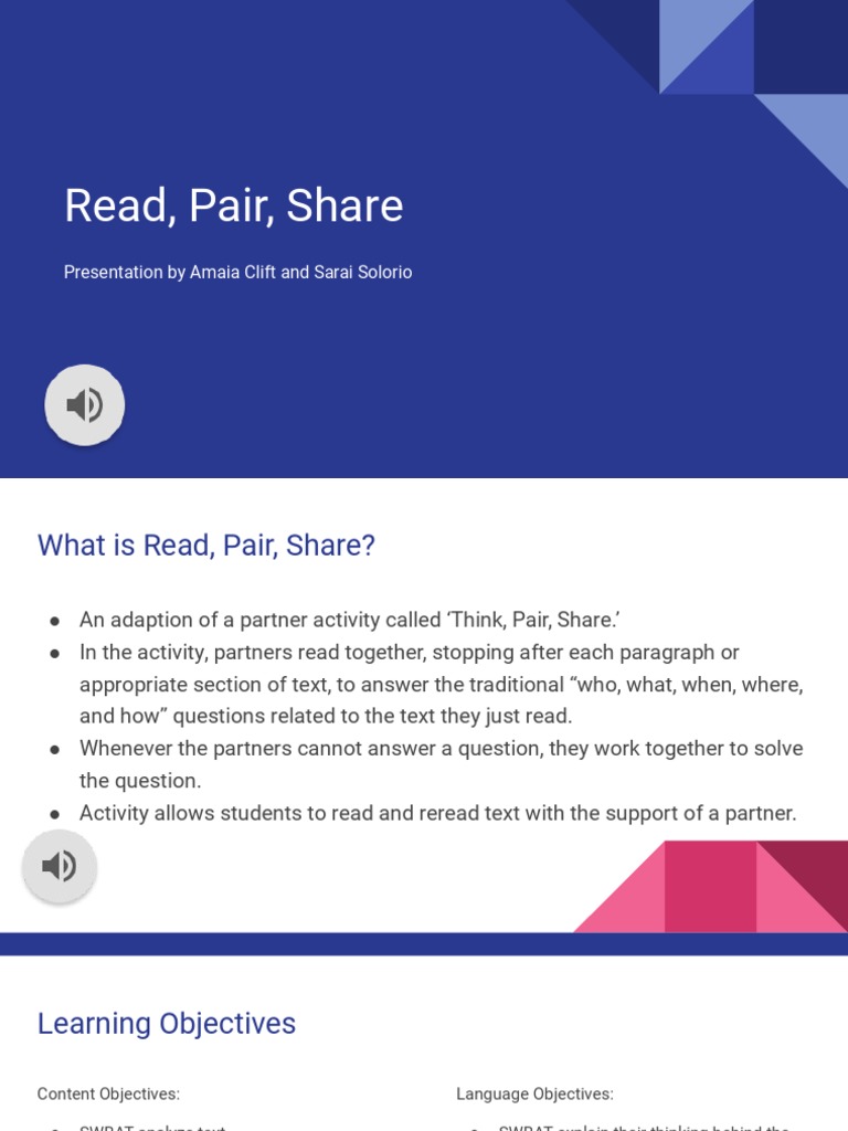 Strategy 8 Read Pair Shar8 | PDF | Teaching | Behavior Modification