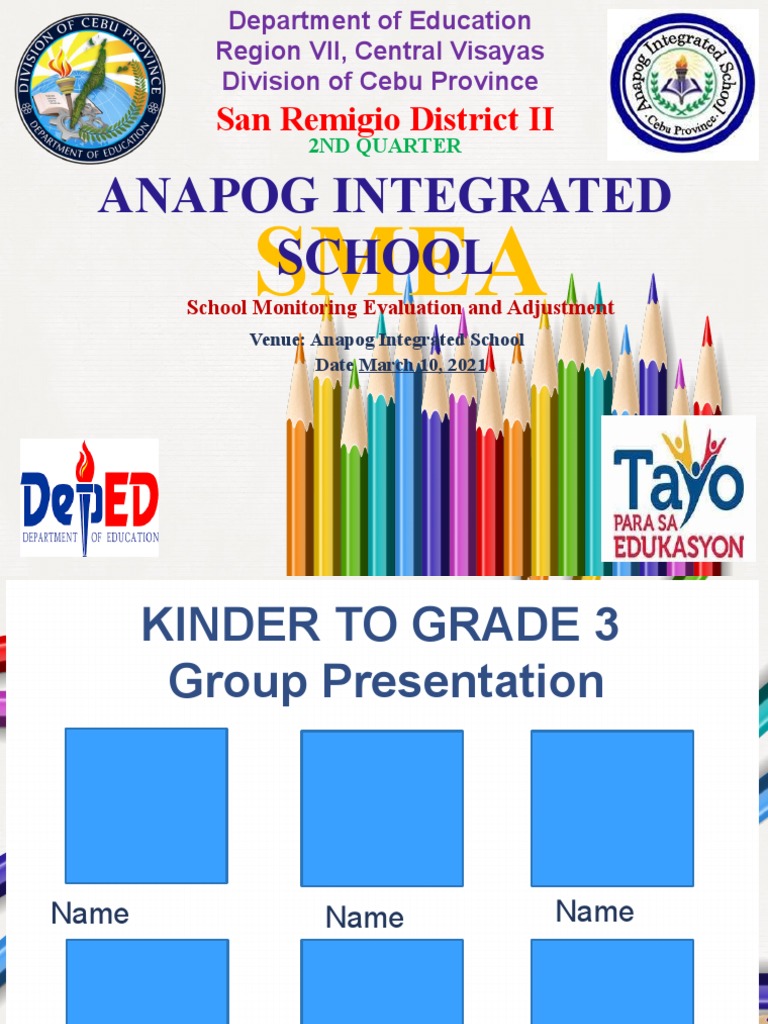 Mea Template For Sy 2020-2021 | PDF | Educational Stages | Schools