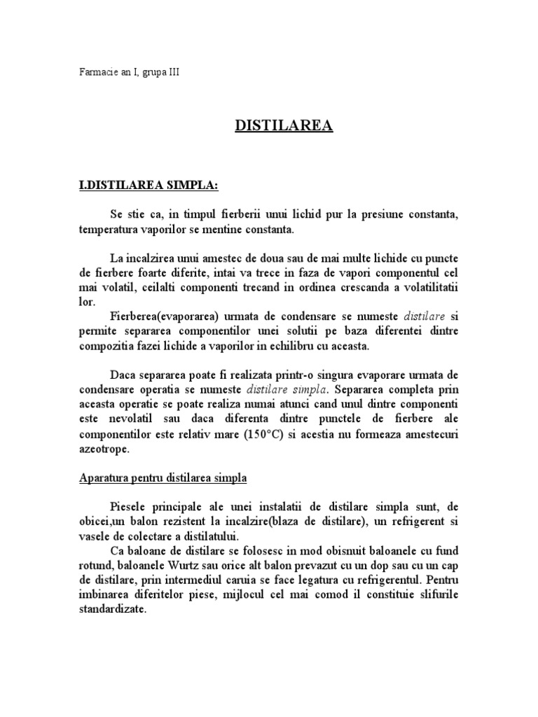 DISTILAREA | PDF