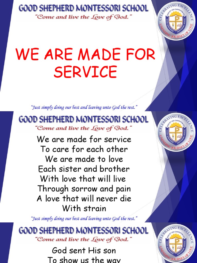 We Are Made For Service | PDF
