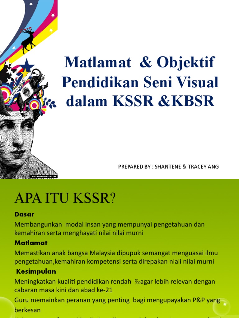 Matlamat & Objektif Pendidikan Seni Visual Dalam | PDF