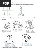 Pre - Escritura Guias Vocal e | PDF