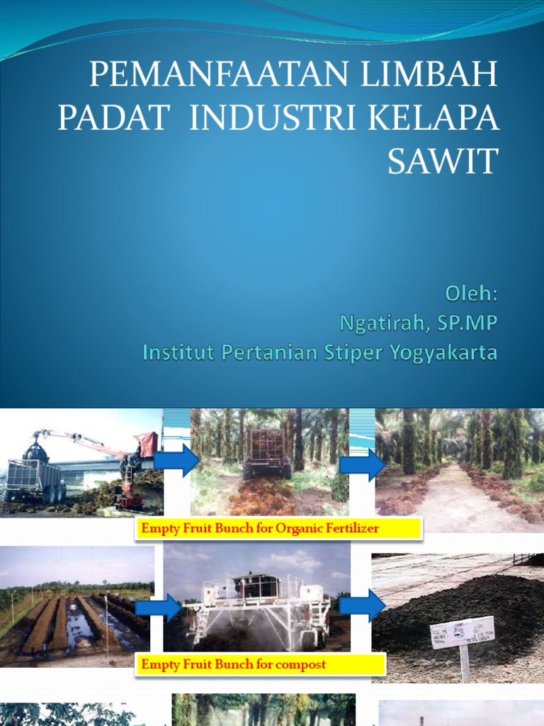 Pemanfaatan Limbah Padat Kelapa Sawit | PDF