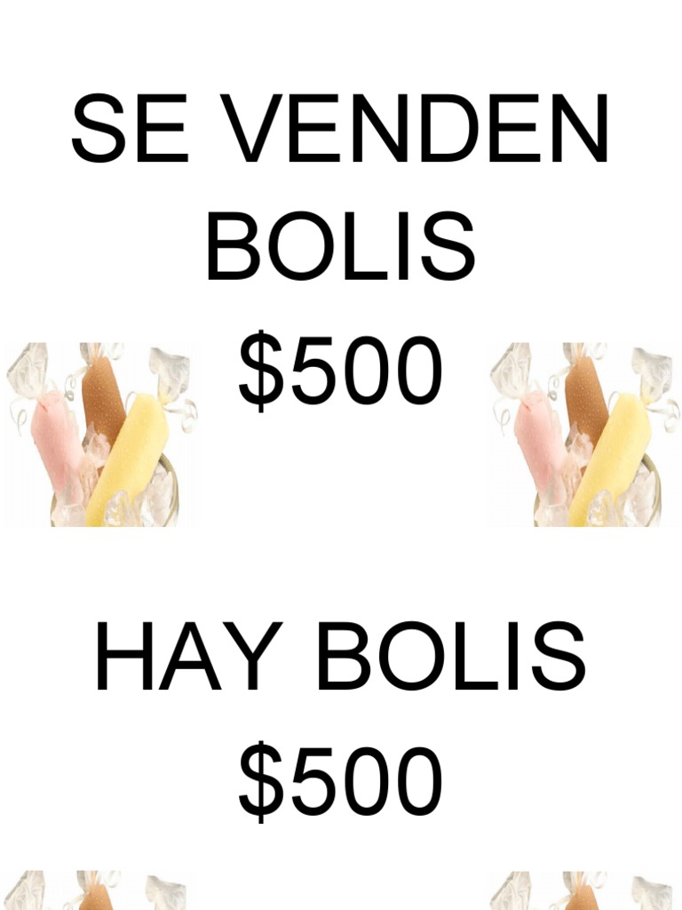 Se Venden Bolis $500 | PDF