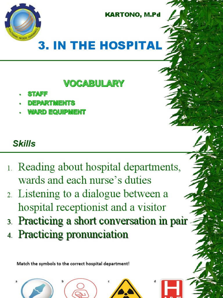 Hospital Departments and Vocabulary Guide | PDF | Obstetrics ...