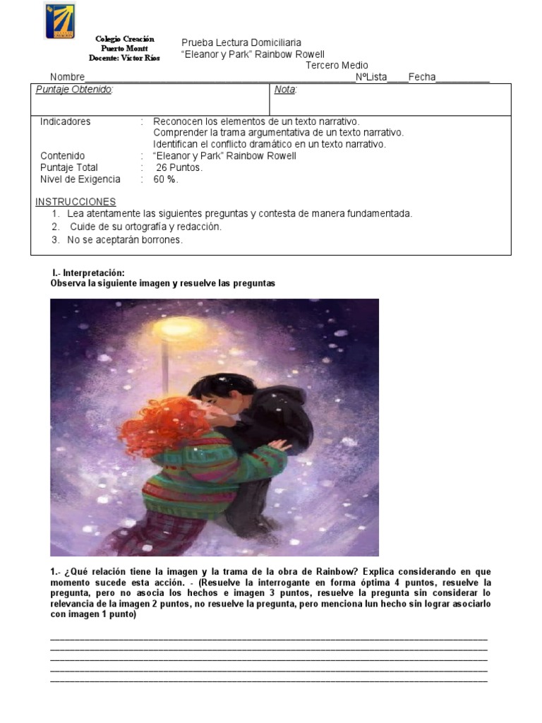 Análisis de "Eleanor y Park" | PDF