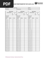 Field Geotech Test Pit Log | PDF | Geotechnical Engineering | Geophysics