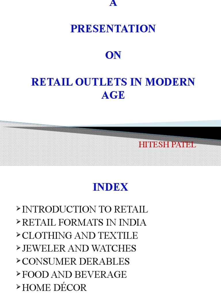 Hitesh Patel | PDF | Retail | Media Technology
