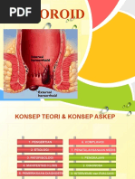 Laporan Pendahuluan Hemoroid 2024 | PDF