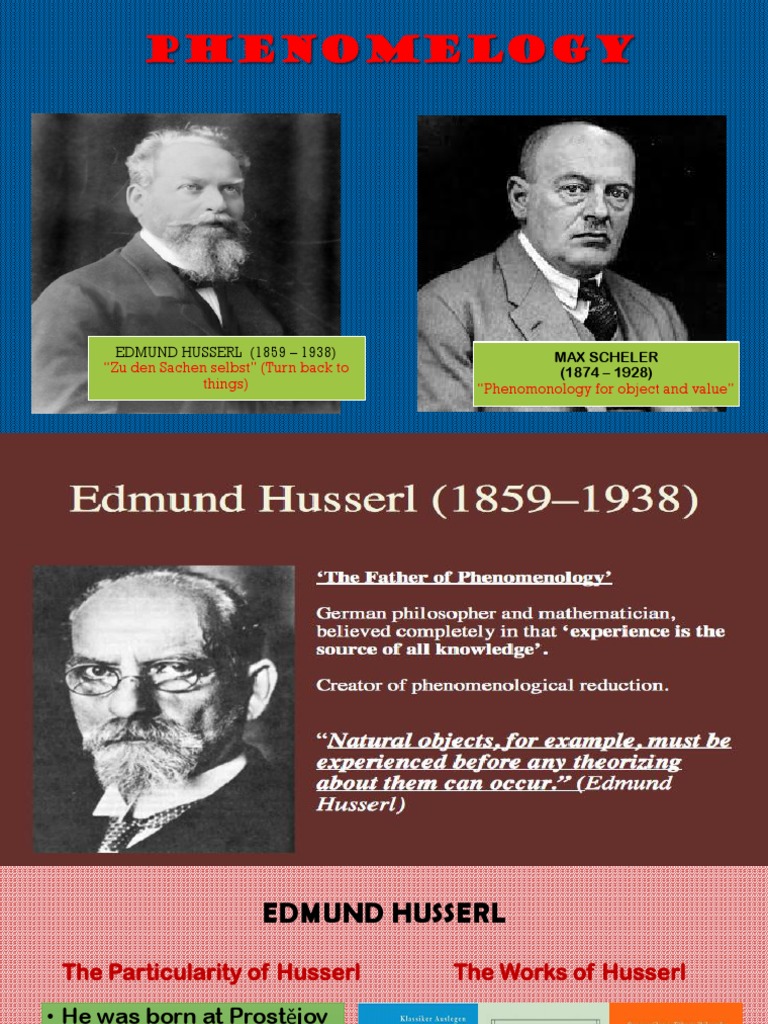 Phenomenology | PDF | Phenomenology (Philosophy) | Edmund Husserl