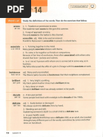 Level B: Unit 1 Vocabulary Answers | PDF