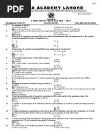 UET Lahore ECAT Entry Test Sample Paper | PDF | Macromolecules ...